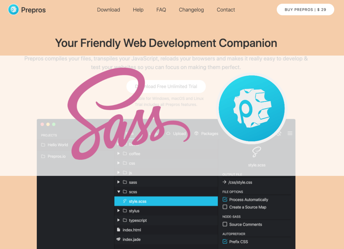 初心者向け Preprosの使い方 【無料でSassを使えるようにする方法】
